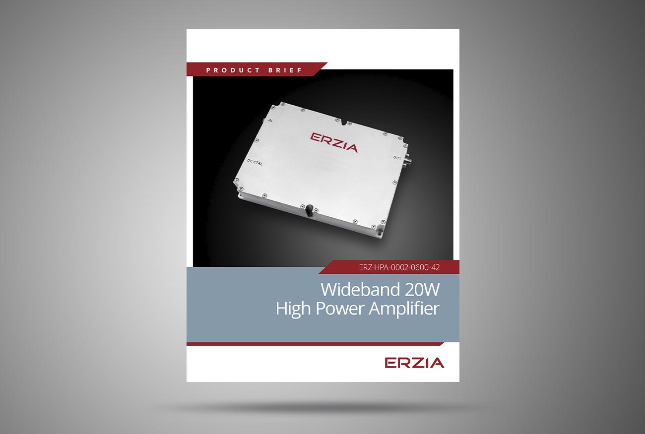 Check Out ERZIA Wideband 20 W High-Power Amplifier for EW and Aerospace ...